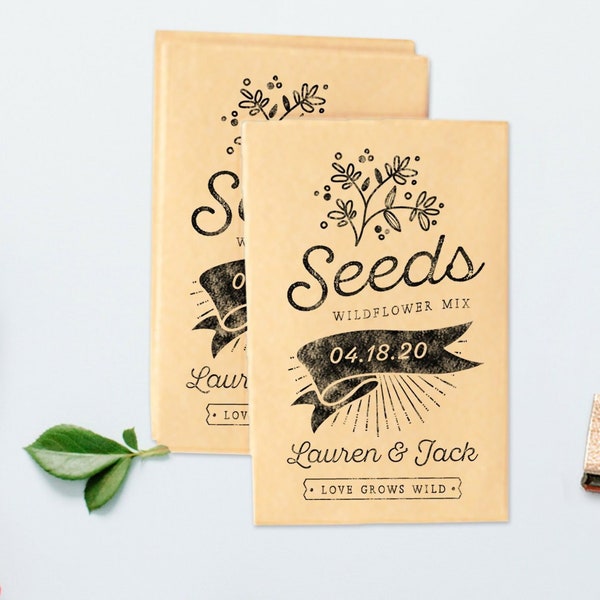 Seed Packet Favors - Etsy