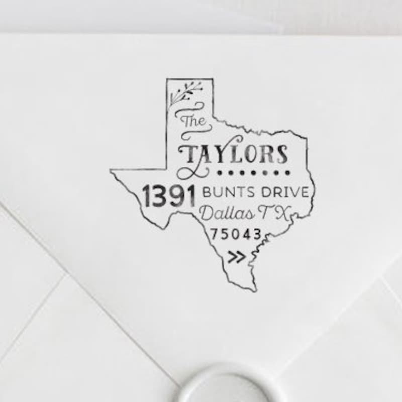 Texas Stamp - Etsy