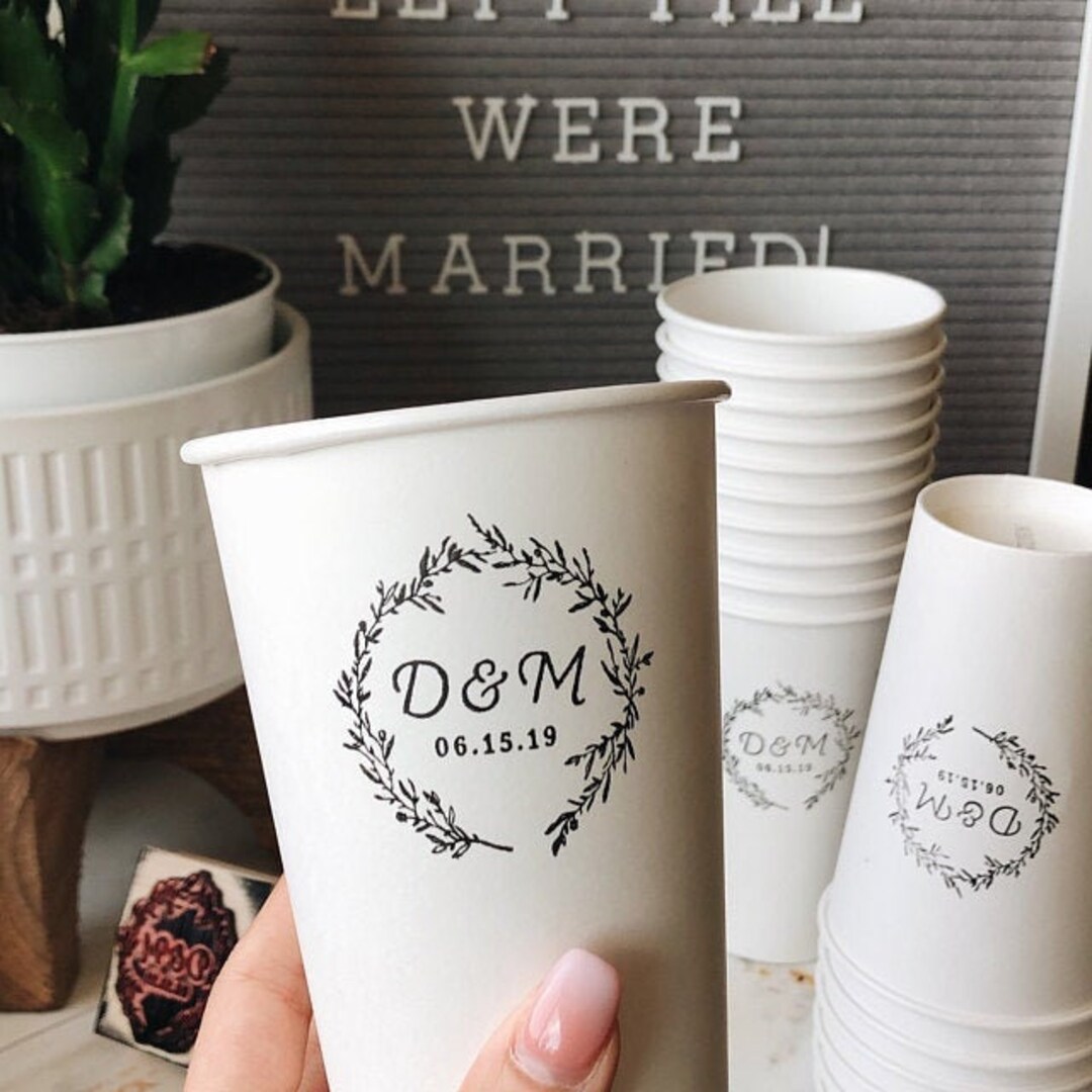 Monogram Stamp, Custom Initials Stamp, Wedding Stamp, Wedding Monogram ...