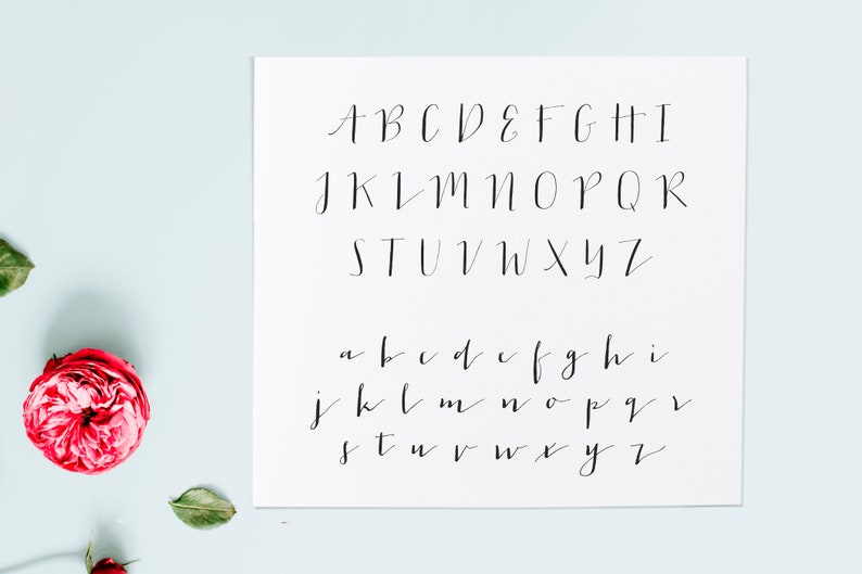 Custom Return Address Stamp Modern Calligraphy Script Stamp - Etsy