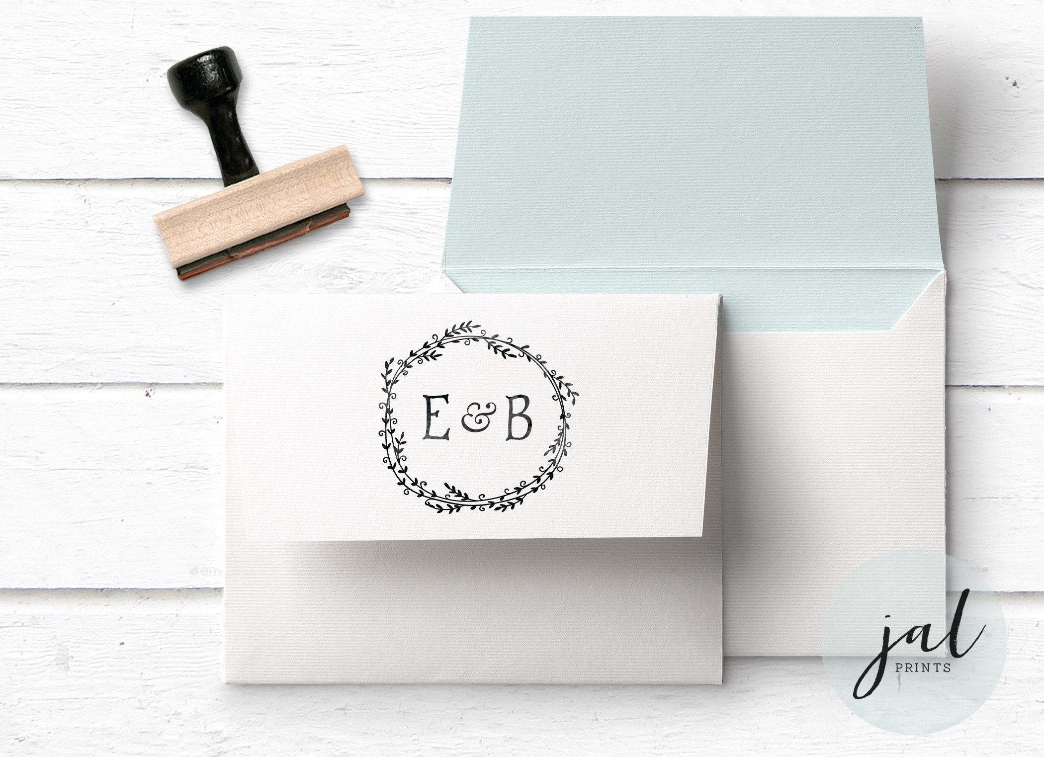 Monogram Stamp Custom Initials Stamp Wedding Stamp Wedding - Etsy