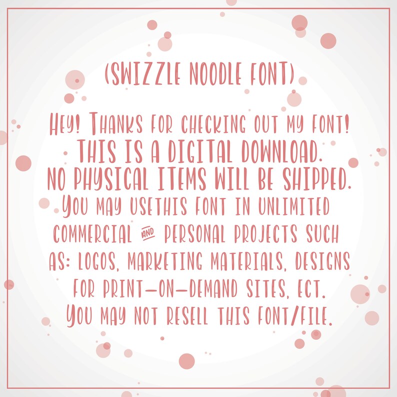 Swizzle Noodle Cute Thick Digital Font Alphabet Download Hand Drawn ...