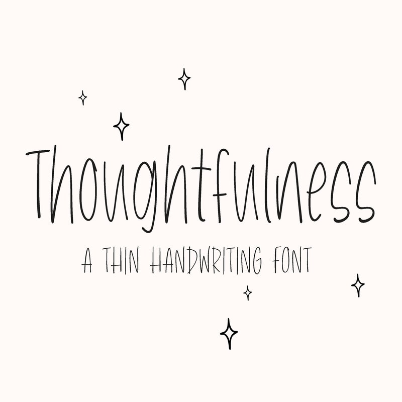 Skinny Font - Etsy