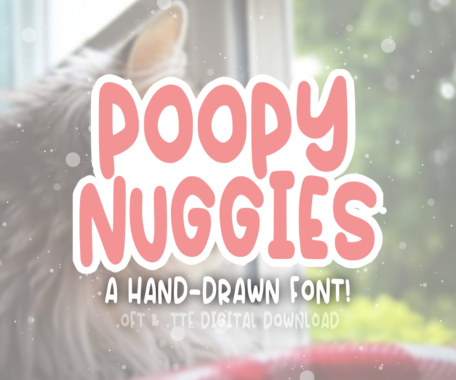 Poopy Nuggies Hand Drawn Font Instant Digital Download | Etsy