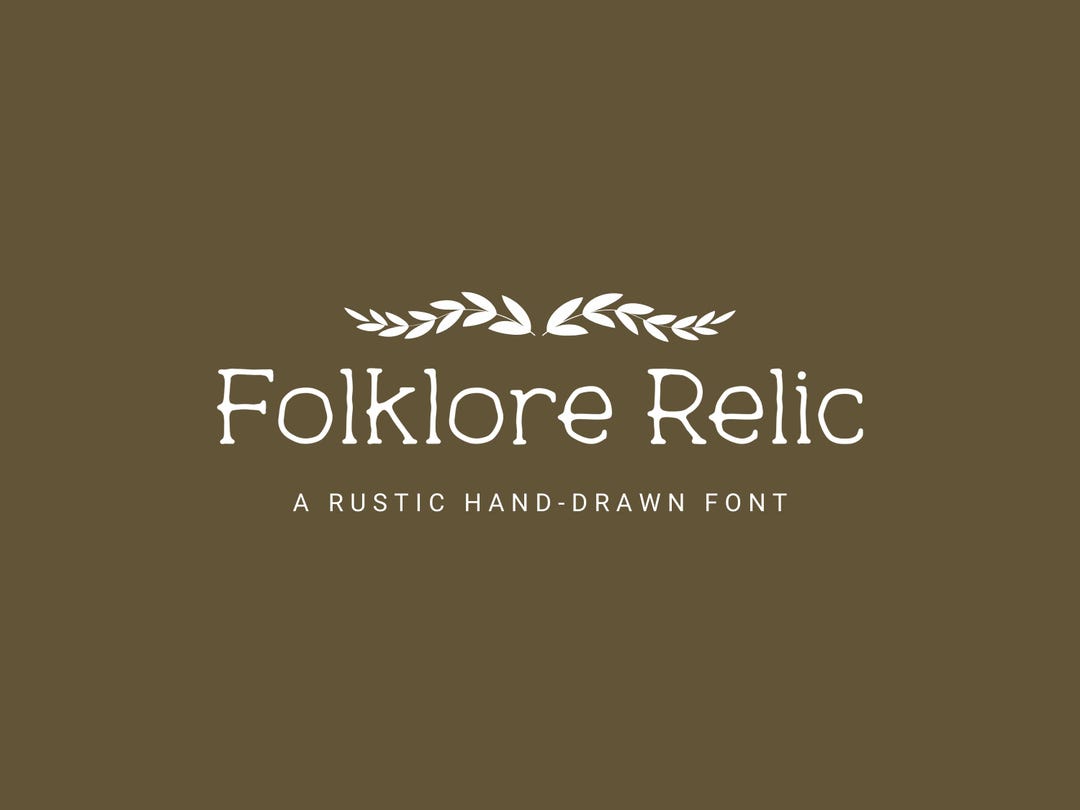 Folklore Relic Font | Wedding Font, Rustic Font, Formal Font, Cricut Font, Cute Font, Serif Font ...