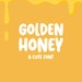 Golden Honey Font | Instant Digital Download | Alphabet Typeface ...