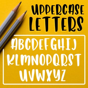 Crusty Cake Hand Drawn Font - Instant Digital Download - Fun Simple ...