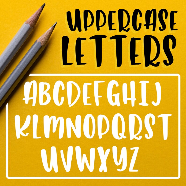 Crusty Cake Hand Drawn Font - Instant Digital Download - Fun Simple ...
