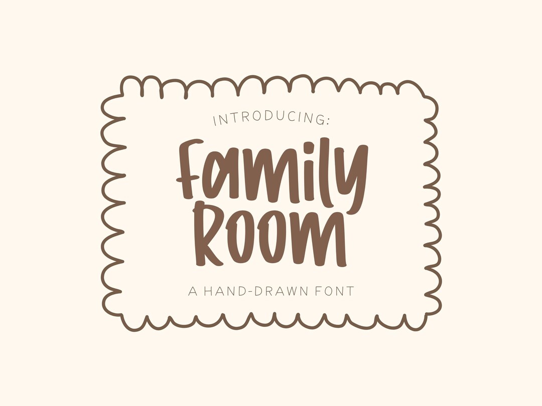 Family Room Font | Handwriting Font, Cricut Font, Handwritten Font ...