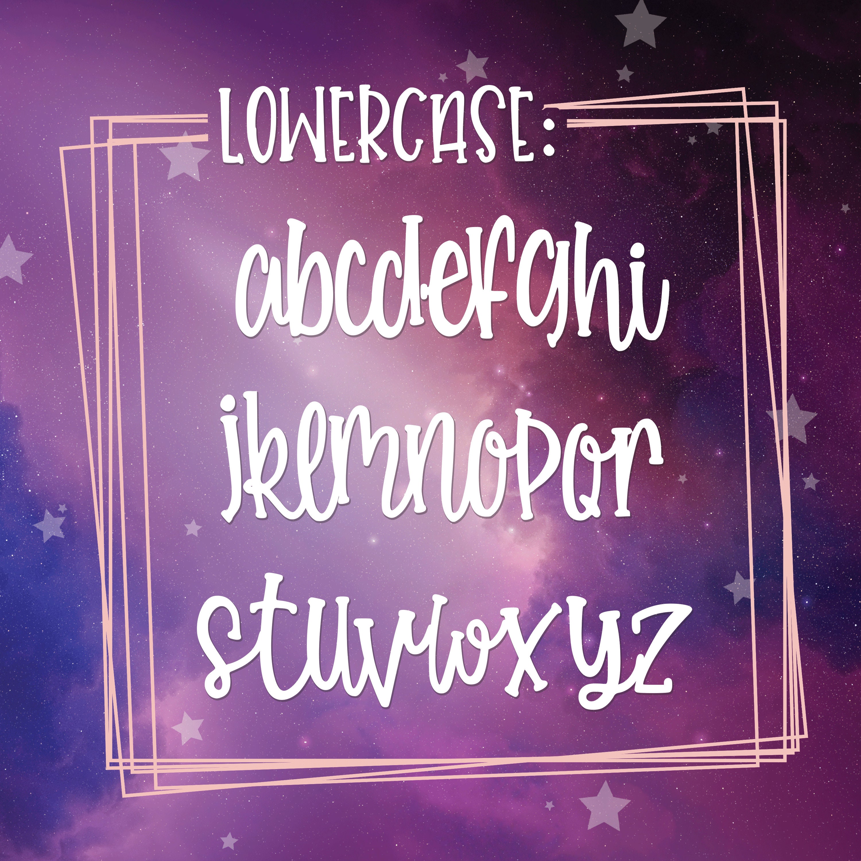 Swizzle Chick Cute Bouncy Digital Font Alphabet Download Hand - Etsy