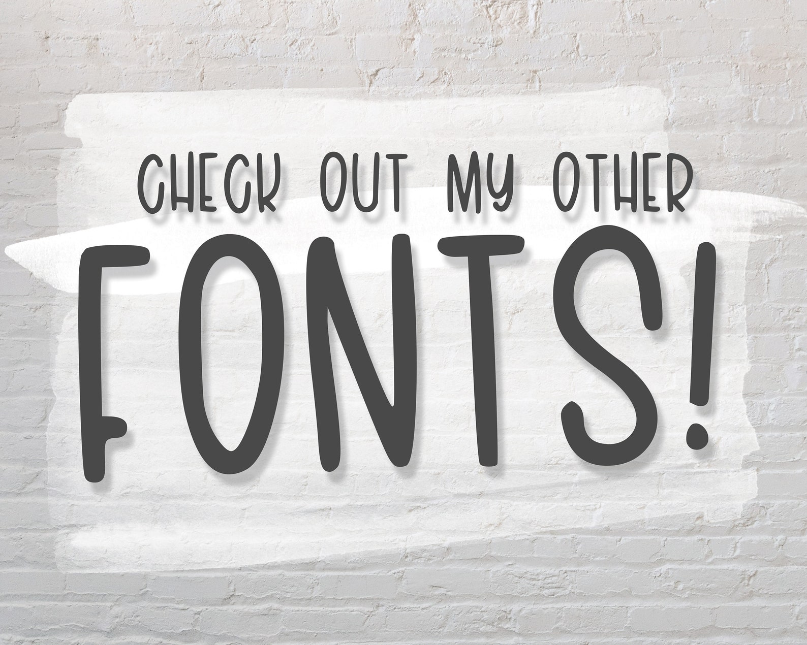 Chunky Milk Hand Drawn Font - Instant Digital Download - Small Charming ...