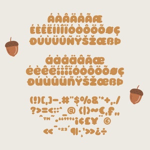 Warm Sweater Font | Instant Digital Download | Alphabet Typeface ...