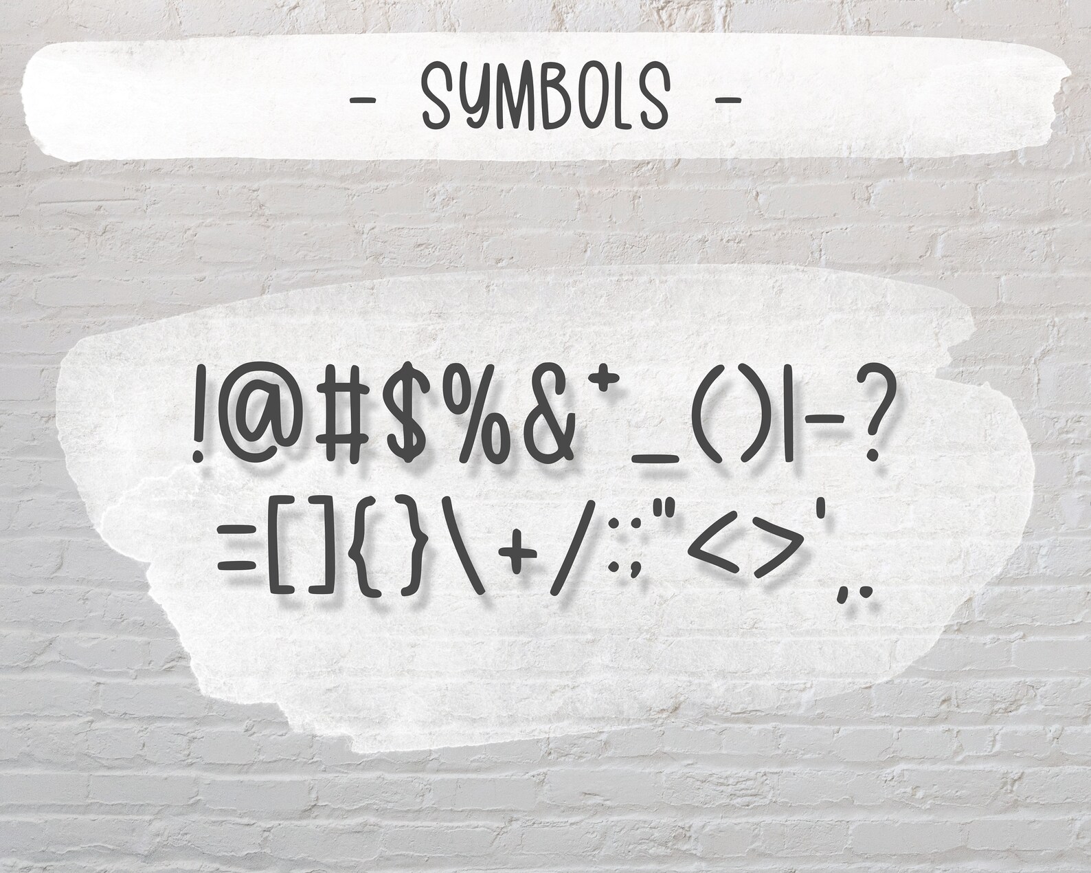 Chunky Milk Hand Drawn Font - Instant Digital Download - Small Charming ...