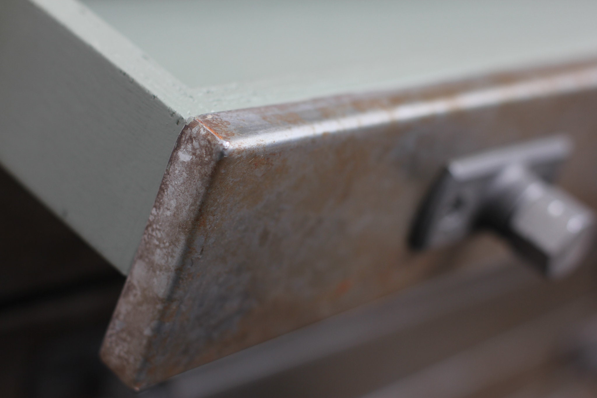 Faraz Reclaimed Scaffolding and Distressed Steel Plan Chest on - Etsy