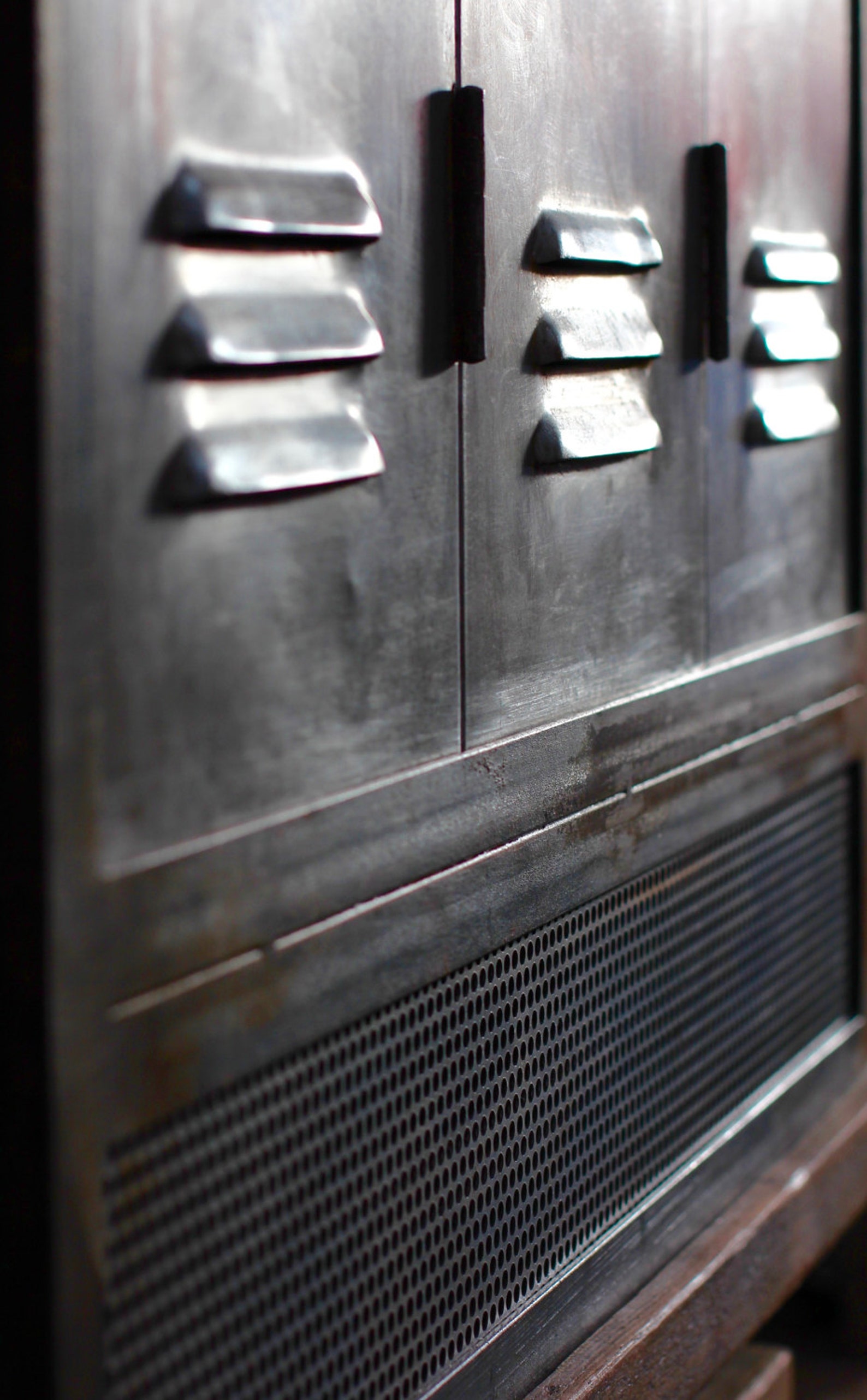 David Chestnut Stained Reclaimed Scaffolding Board Dark Steel - Etsy