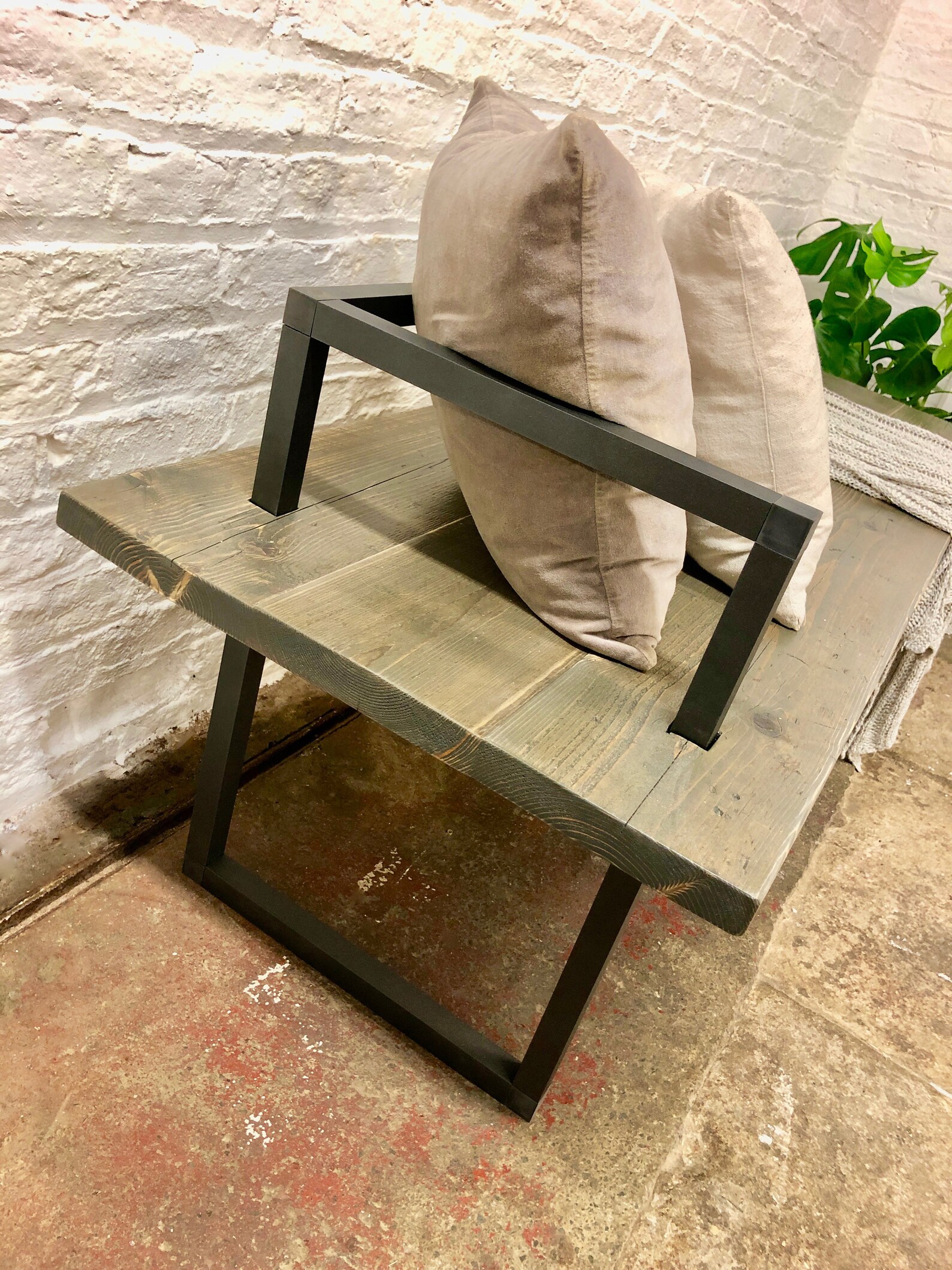 Pearson Reclaimed Scaffolding/aluminium Bench/chaise/seating Made for ...