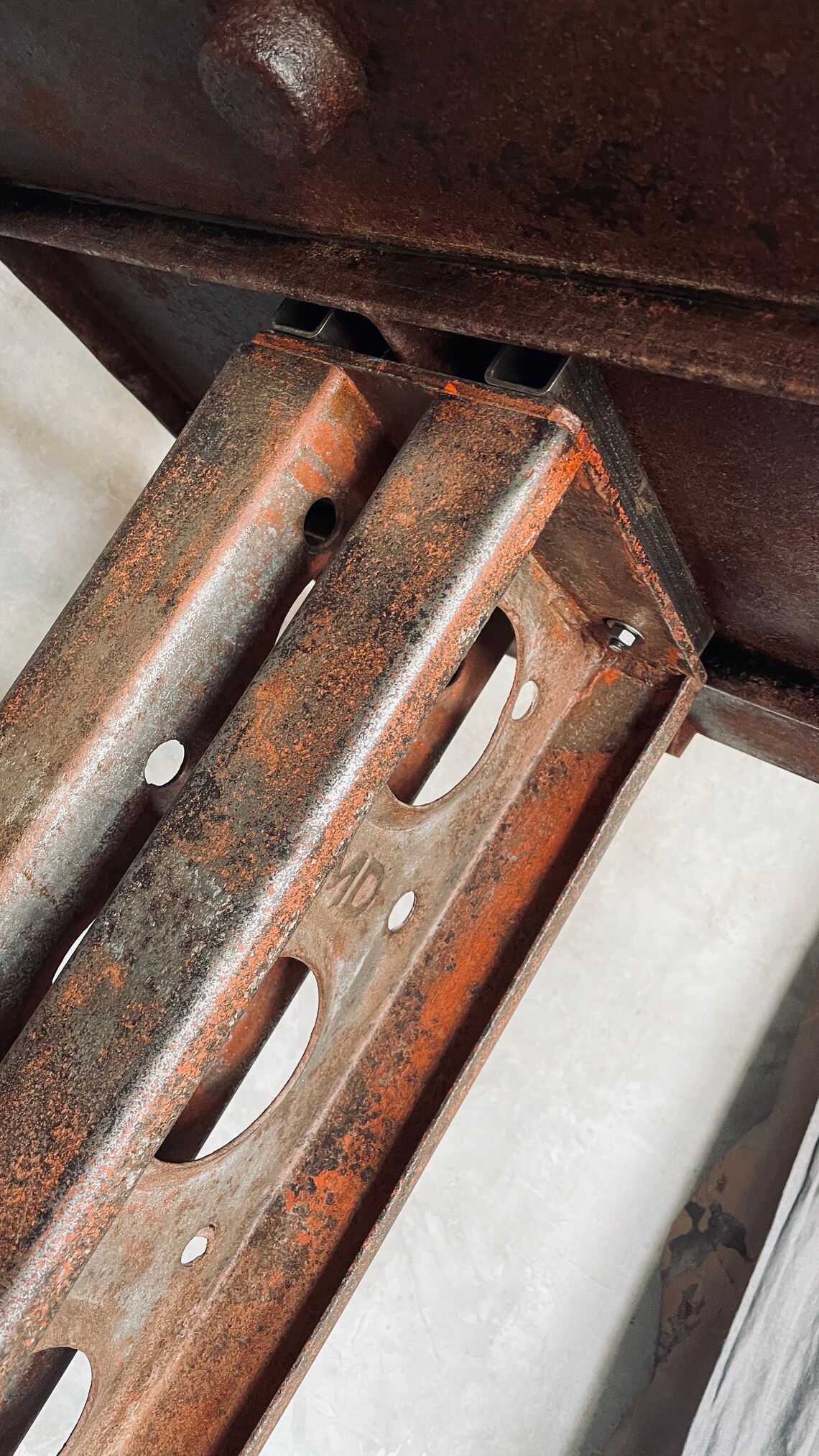 Dino Reclaimed Manhole Bar Table With a Heavy Steel Pedestal - Etsy