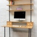 Pinder Highly Gloss Lacquered OSB Industrial Desk With Storage - Etsy