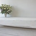 Molton White Painted Reclaimed Scaffolding Board Long Low Coffee Table ...