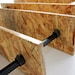 Pinder Highly Gloss Lacquered OSB Industrial Desk With Storage - Etsy