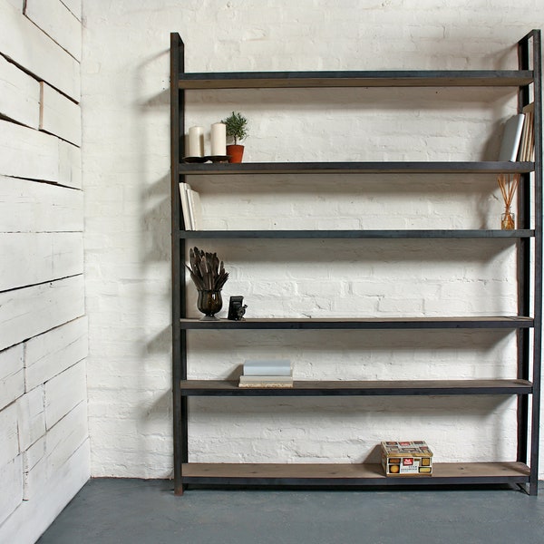 Industrial Bookcase - Etsy