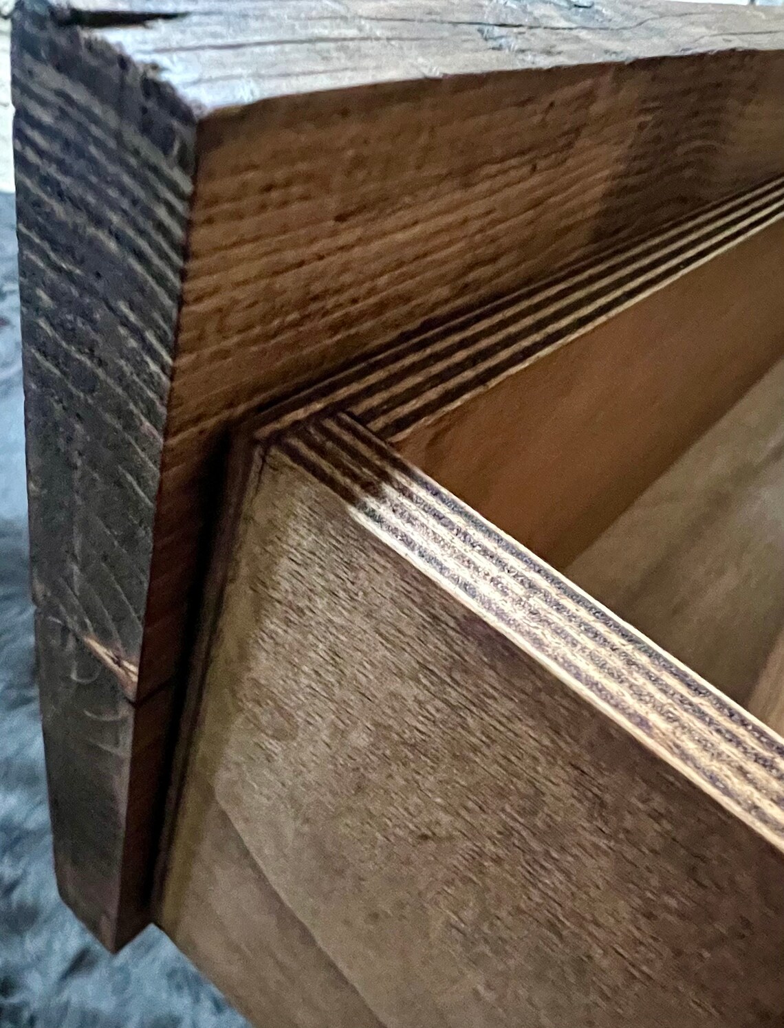 Saffron Reclaimed Scaffolding Board Industrial Tall Boy - Etsy