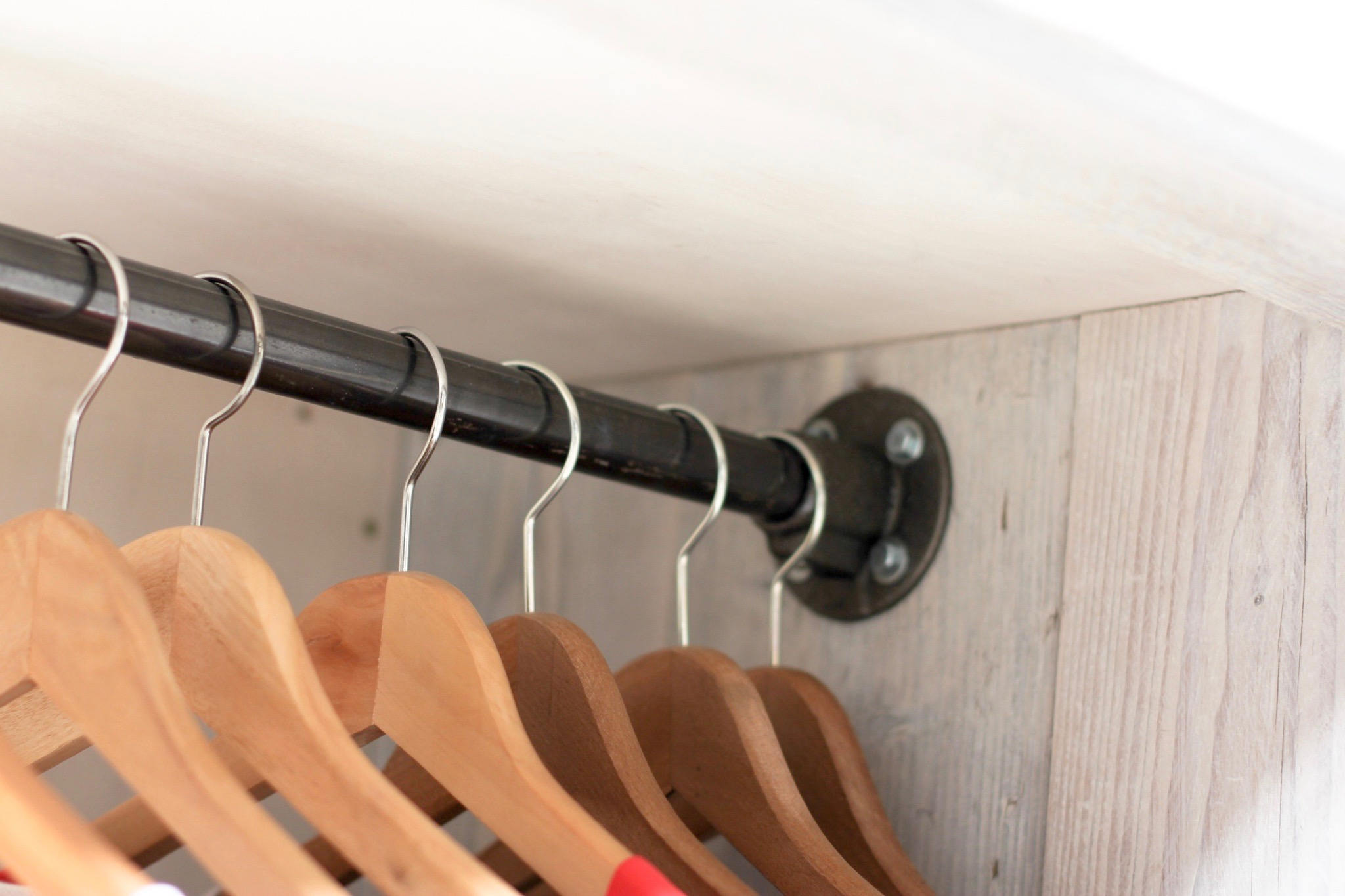 Jenna Reclaimed White Washed Scaffolding Board Wardrobe With - Etsy