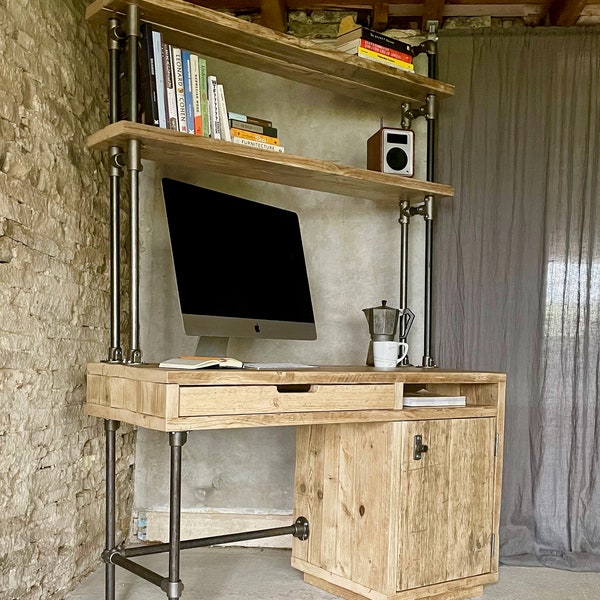 Steel Pipe Desk - Etsy