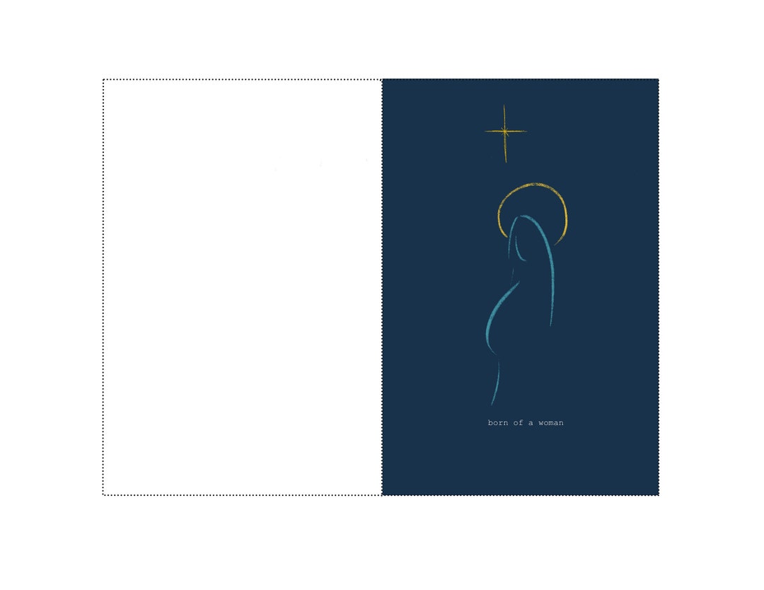 Mary Christmas Card- Digital Download, Download, Downloadable, Ecard, 4 ...