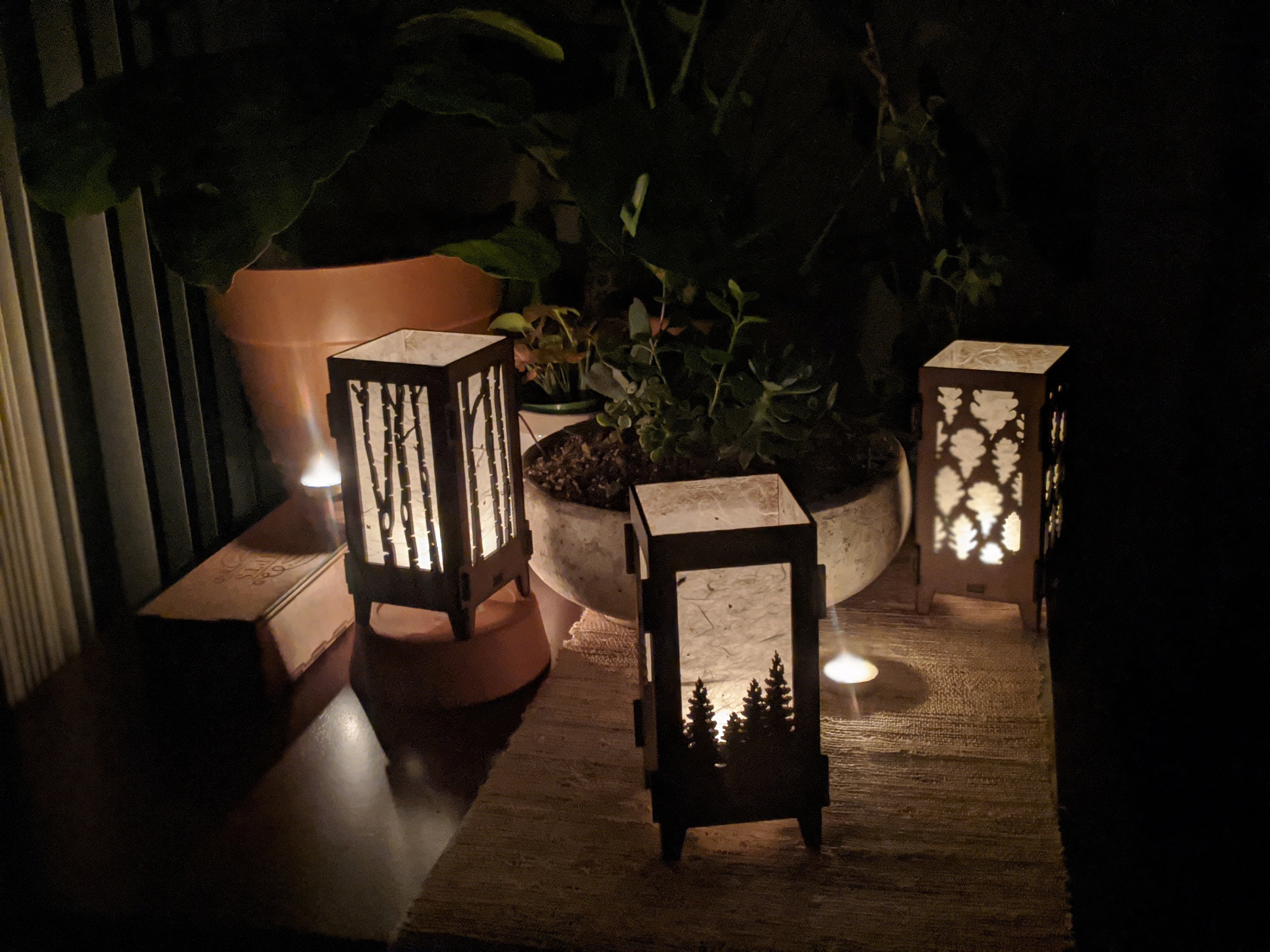 Tea Light Lantern Flat-pack Kit pines | Etsy