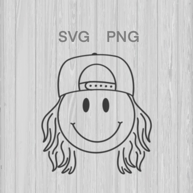 Morgan Wallen Smiley Wavy SVG - Etsy