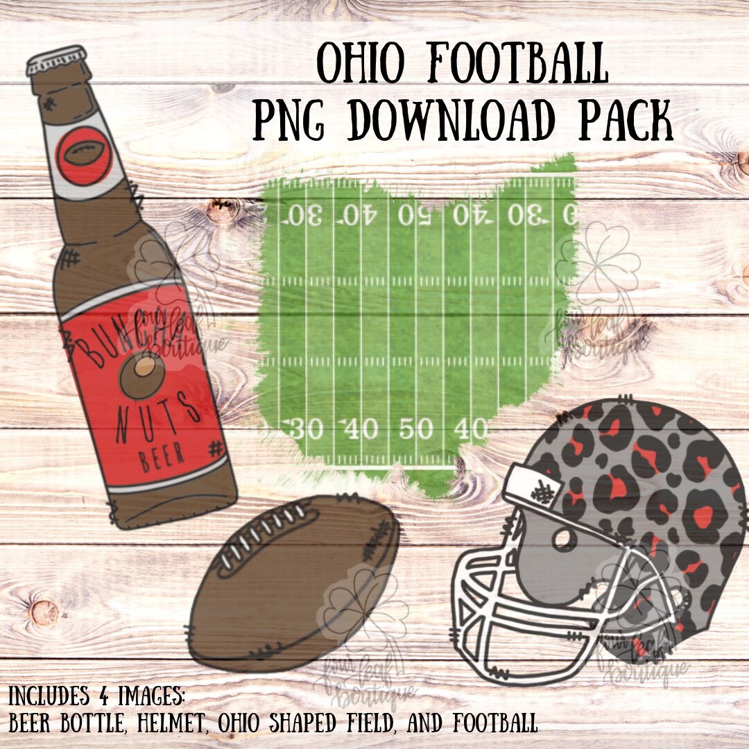 Ohio Football PNG Pack - Etsy