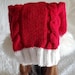 Penny's 2 Tailed Santa Hat- Adult Size- Hand Knit Double Tailed With ...