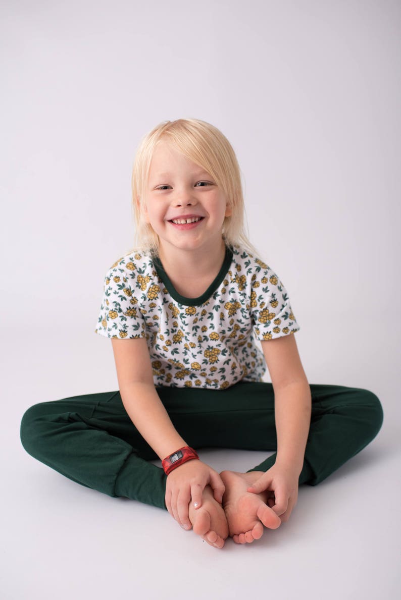 PDF- Mönster Pineapple Pop Raglan Sweater (med Kort Eller Lång ärm Och ...