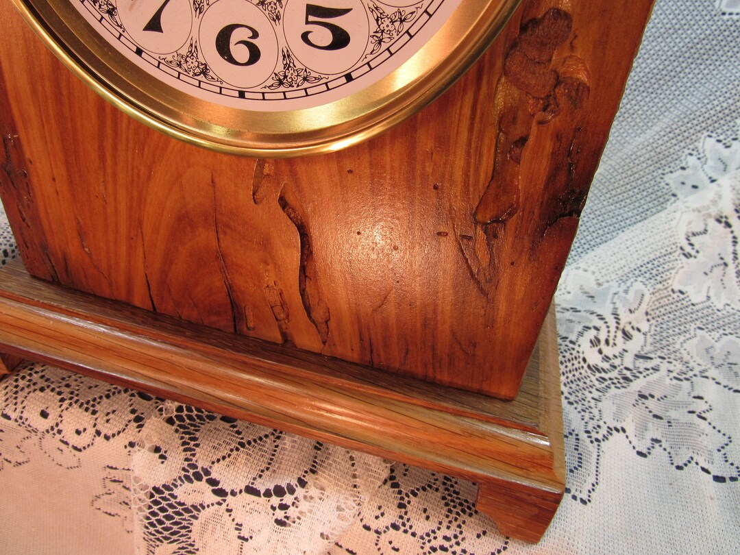 Magnificent Massive Mantle Clock From 1800's Wormy Chestnut Barn Beams ...