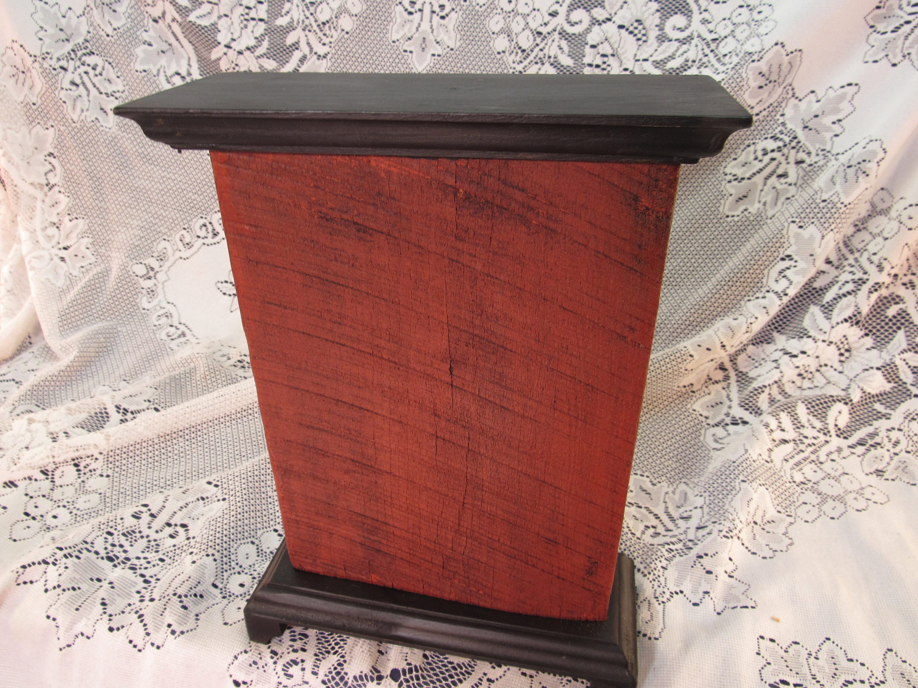 Heirloom Quality Barn Red Mantle Clock From 1830's - Etsy