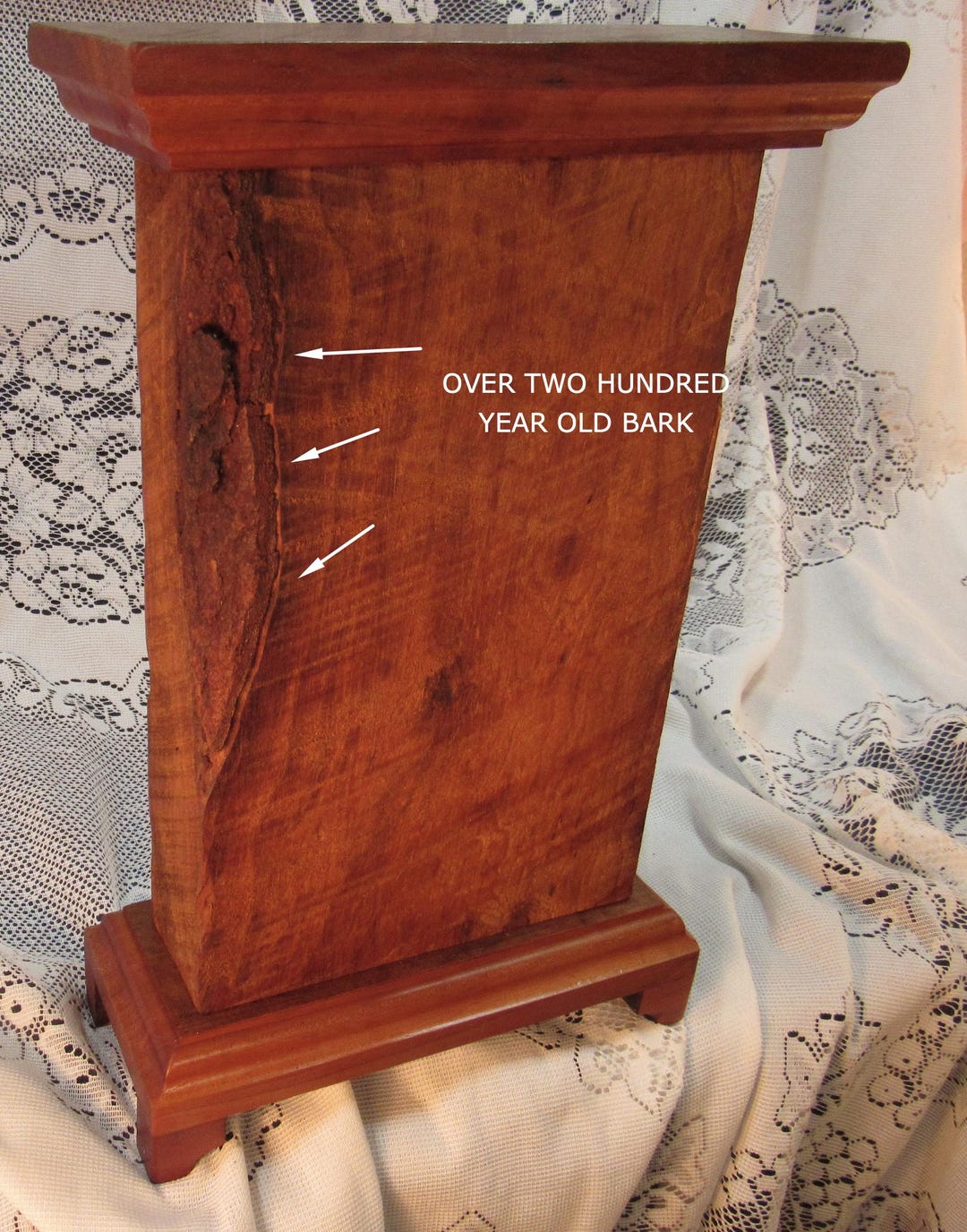 Live Edge Cherry Barn Beam Mantel Clock, 1830s Ohio Barn, Sku 34 - Etsy