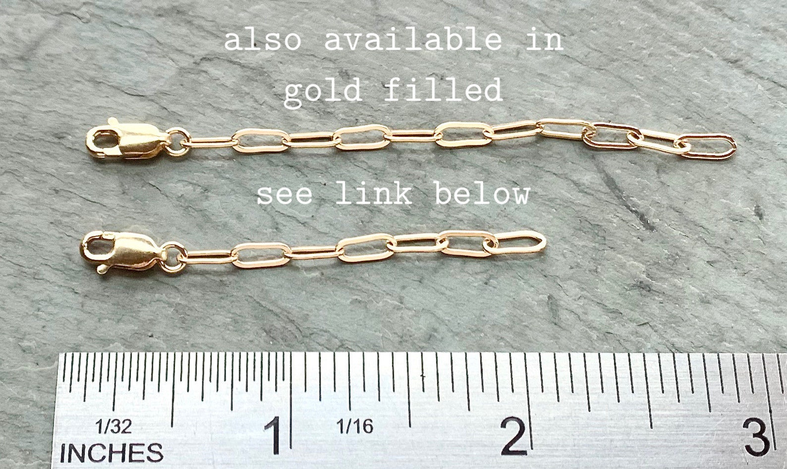 Sterling Silver Extender Chain Necklace Extender Make - Etsy