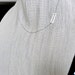 Sterling Silver Open Rectangle Necklace: Minimalist Geometric Pendant ...