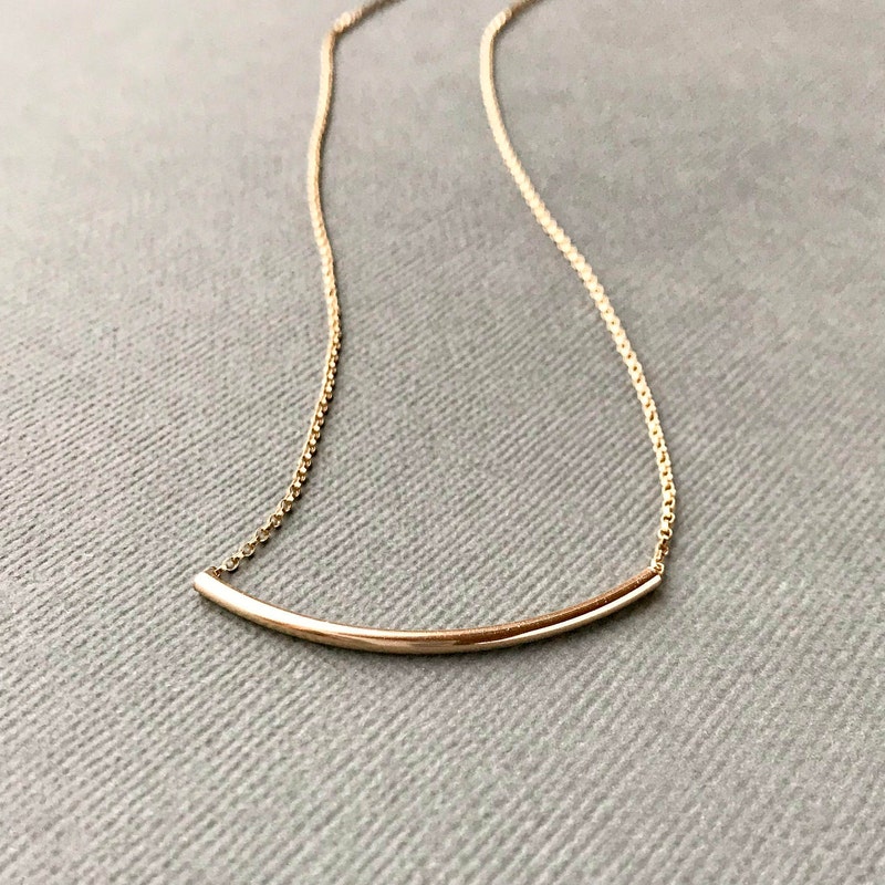 Curved Bar Chain - Etsy