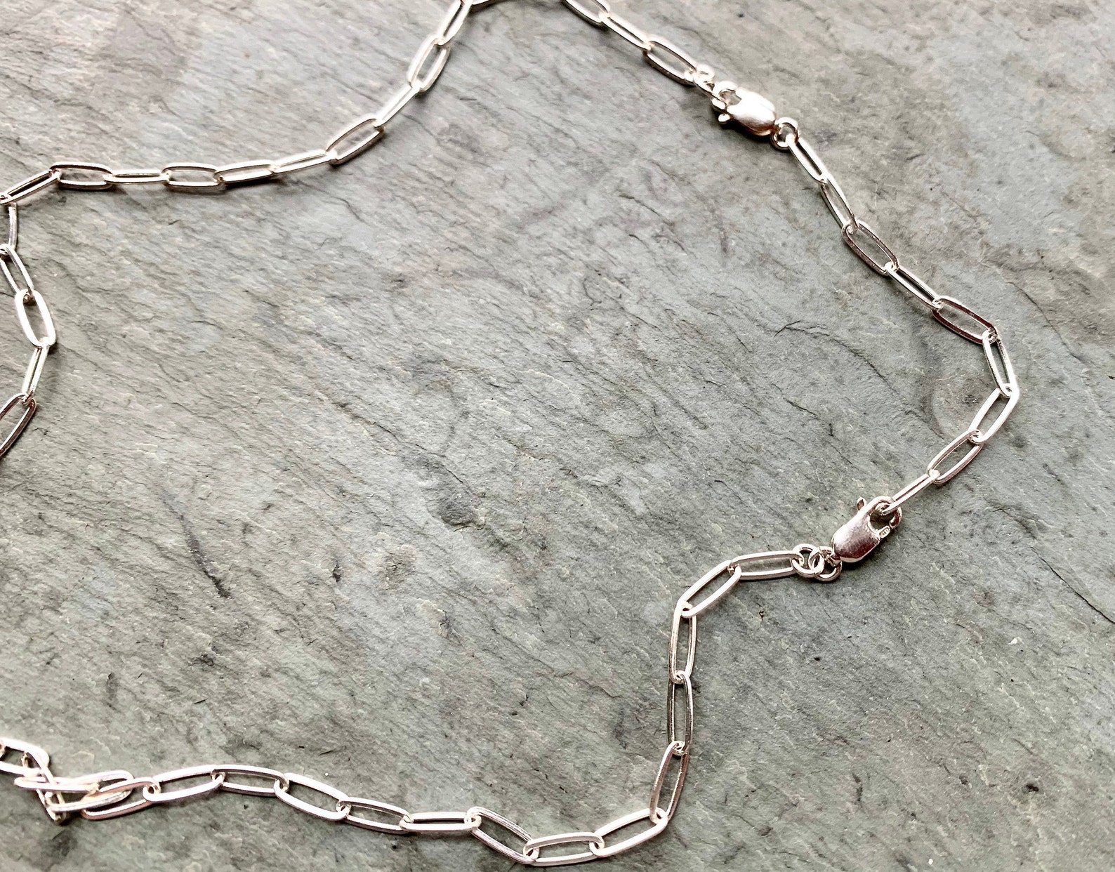 Sterling Silver Extender Chain Necklace Extender Make - Etsy