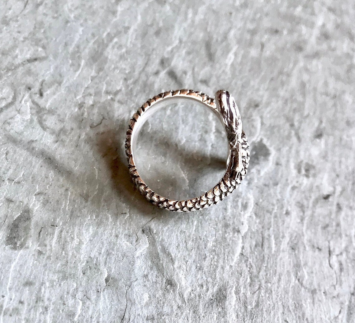 Sterling Silver Mermaid Ring Mermaid Jewelry Adjustable - Etsy