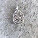 Filigree Teardrop Necklace Sterling Silver Pendant Choose - Etsy