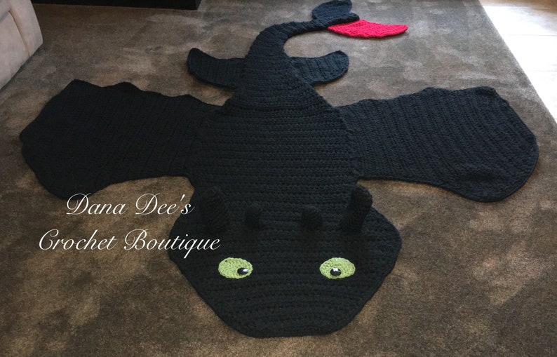 Friendly Dragon Blanket Pattern - Etsy