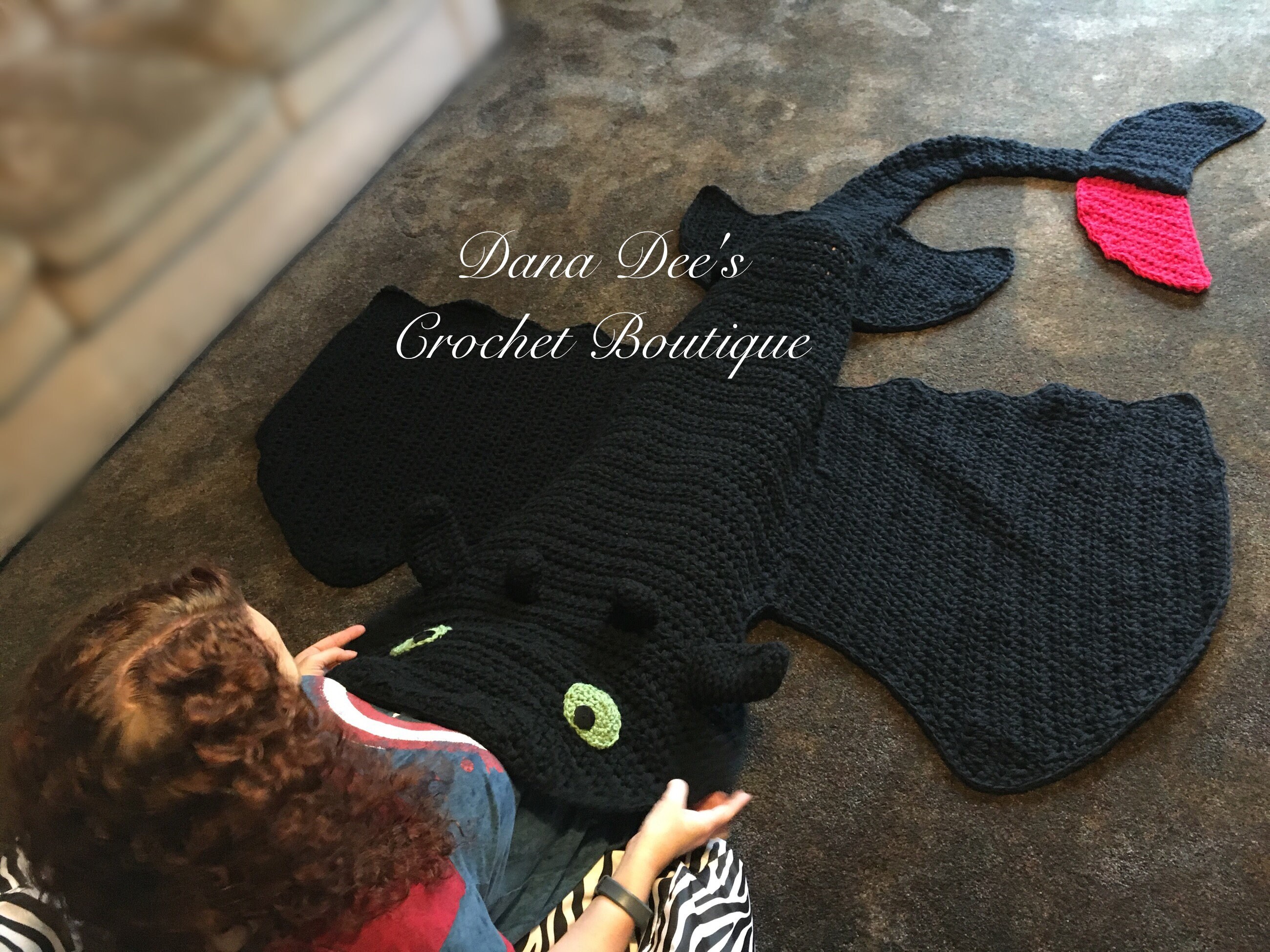 Friendly Dragon Blanket Pattern - Etsy