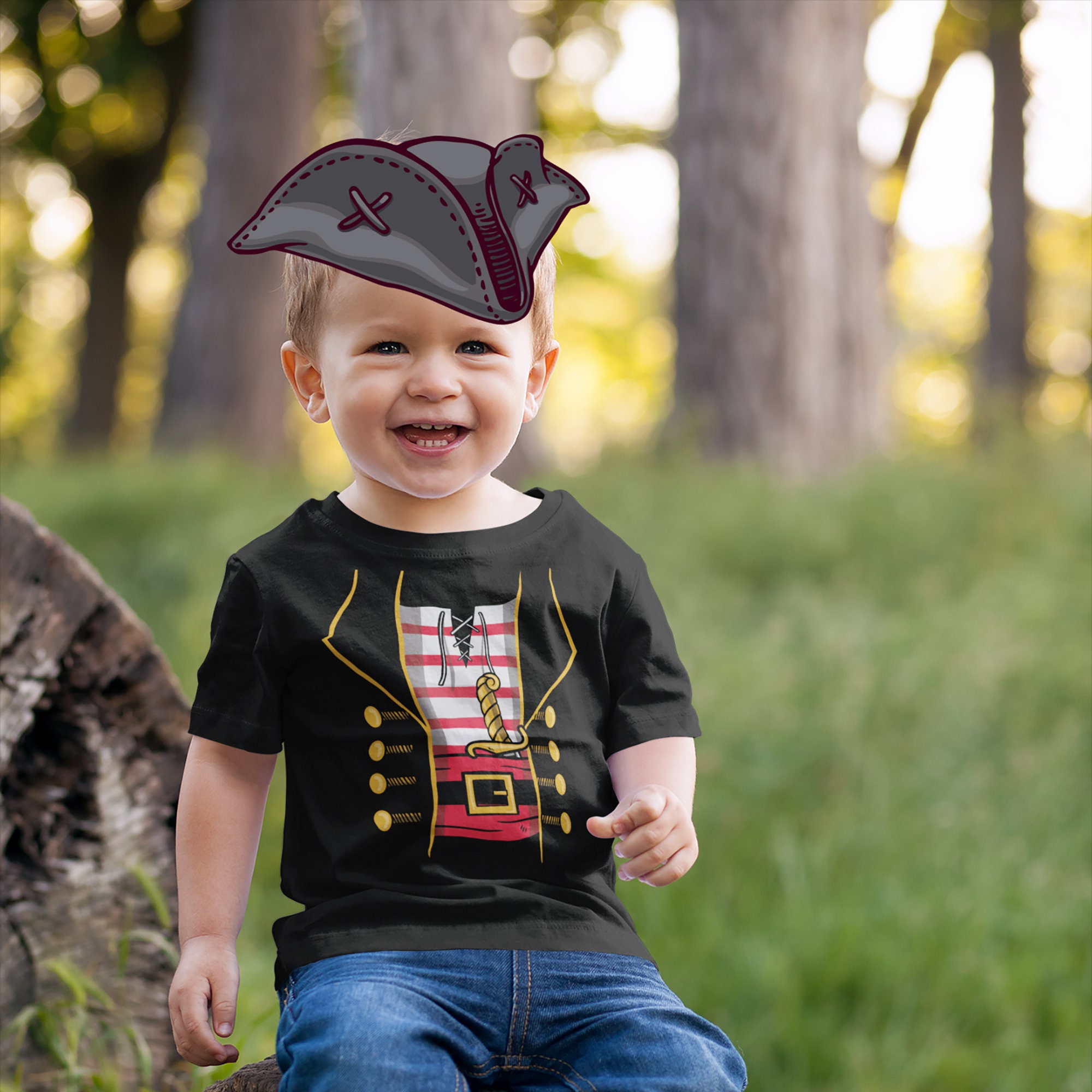 Pirate Halloween Kids T-shirt Boys Girls Gift Cotton - Etsy