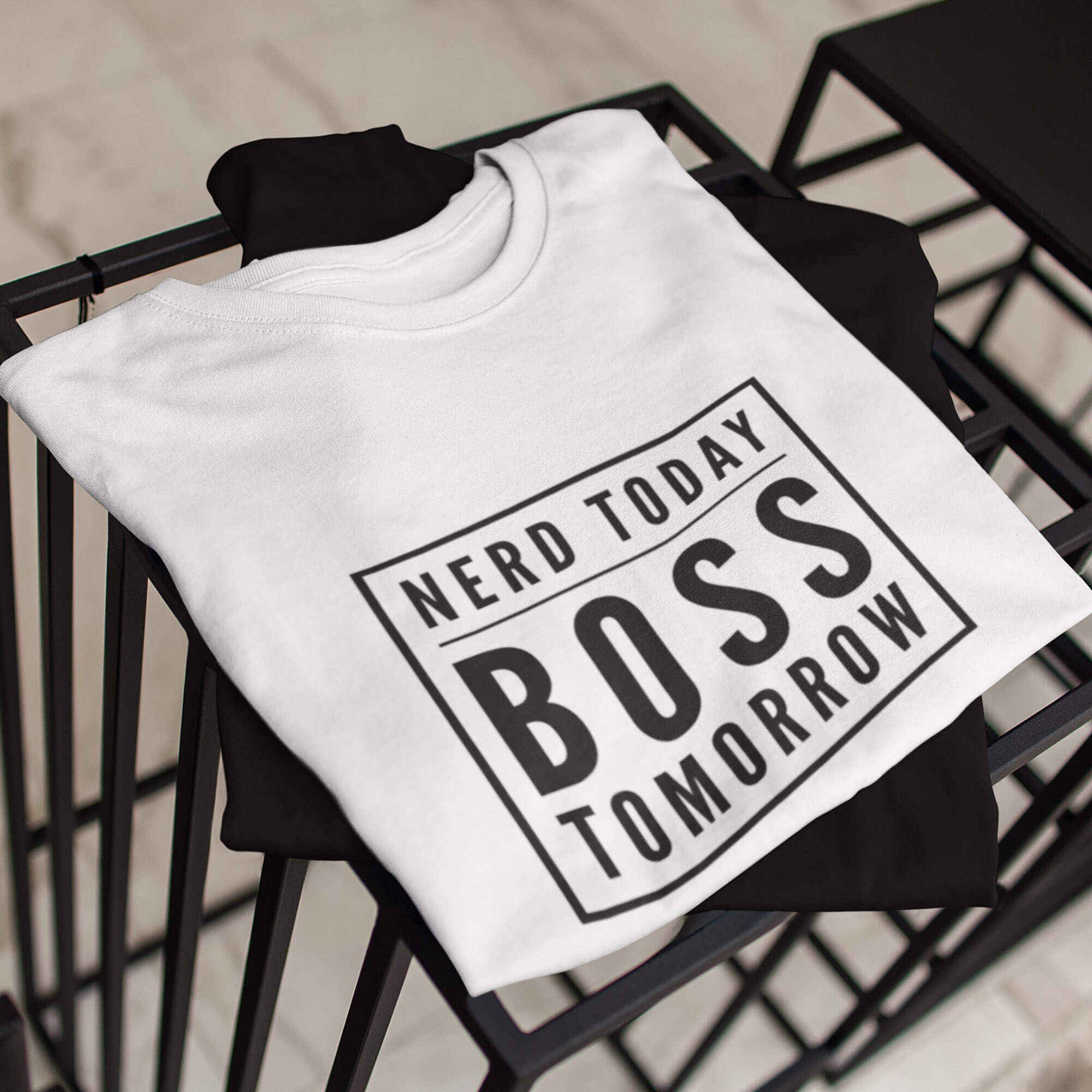 Nerd Today Boss Tomorrow Graphic Tee Gift Men Women | Etsy