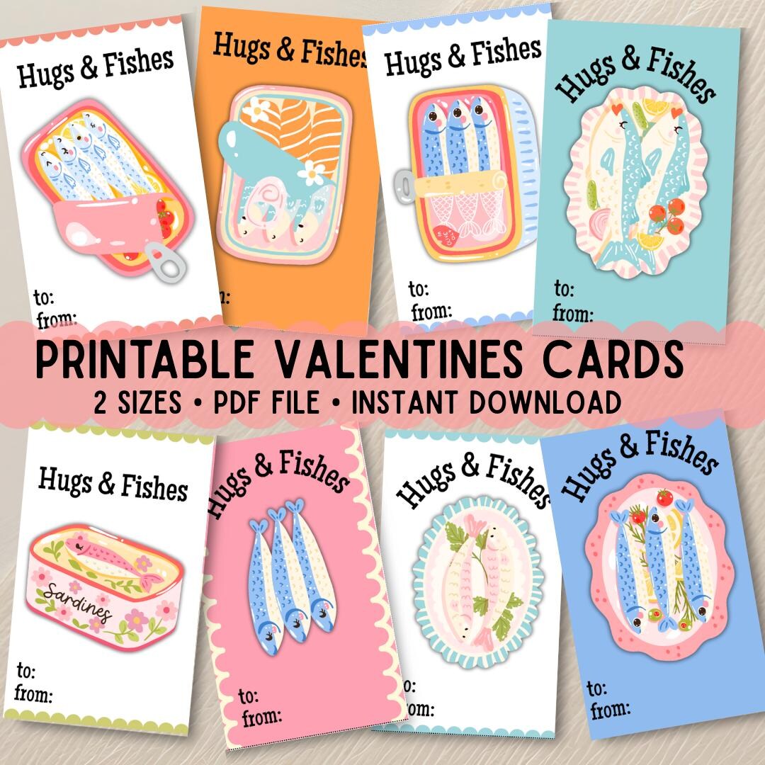 Cartes imprimables de la Saint-Valentin Saint-Valentin kawaii pour la ...