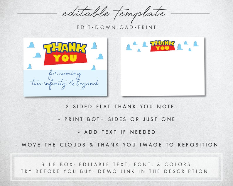 Two Infinity Thank You Card Two Infinity Thank You Note Two - Etsy