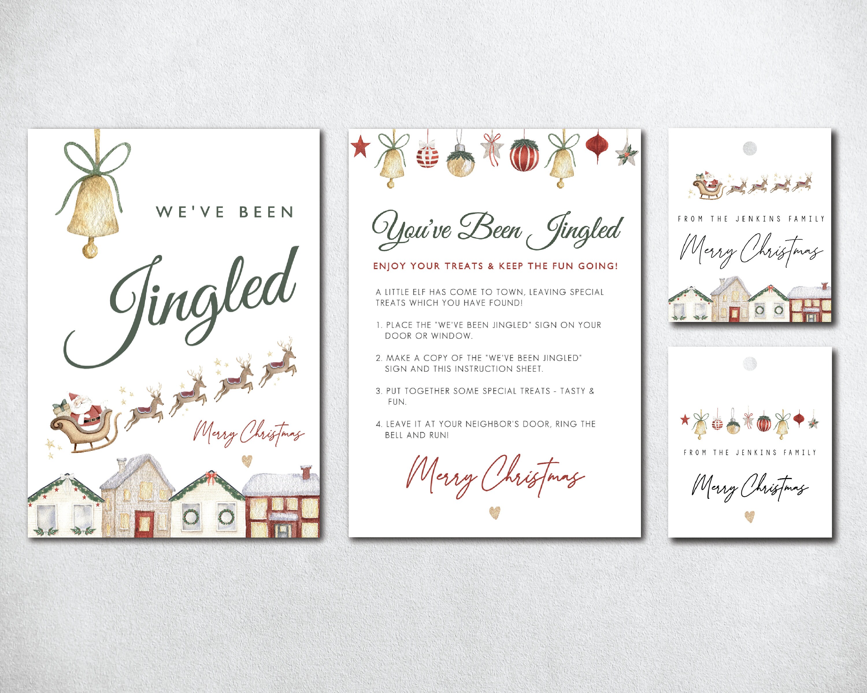 You've Been Jingled Sign, You've Been Jingled Game, Neighbor Christmas ...